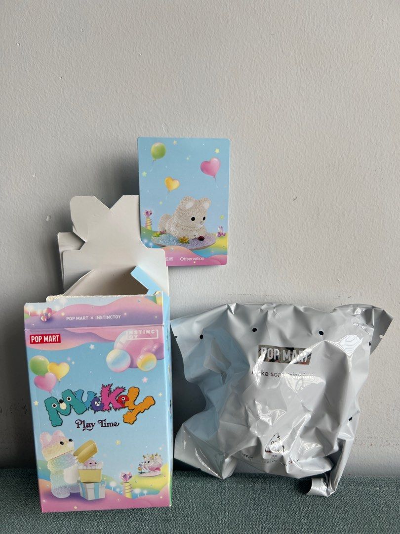Popmart Muckey Play Time Figurines, Hobbies & Toys, Toys & Games on ...