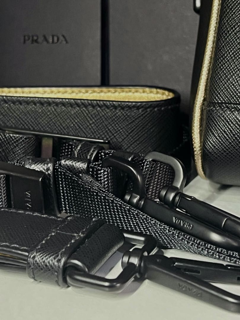 Authentic Prada Bandoliera Saffiano Cross Body Bag, Luxury, Bags ...
