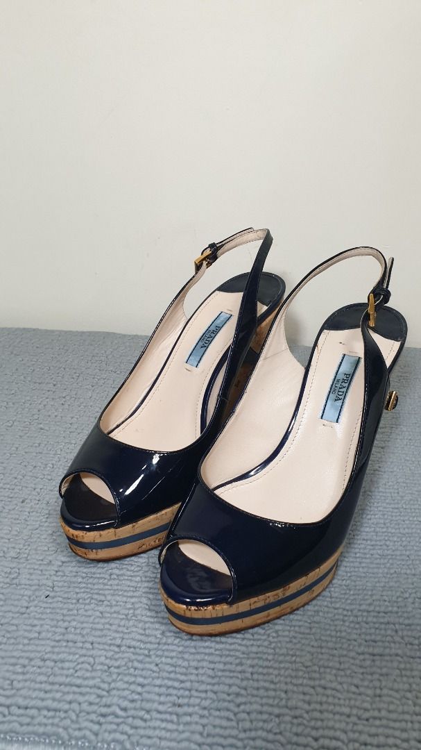 Prada Wedge, Women's Fashion, Footwear, Wedges on Carousell