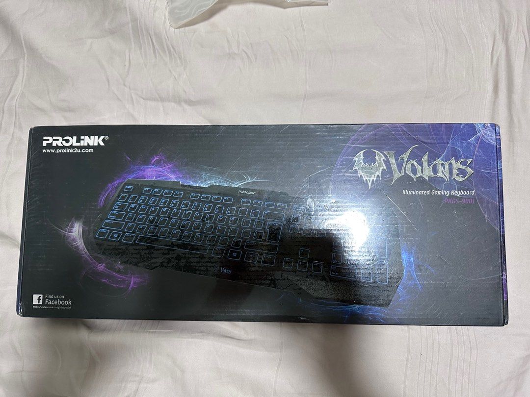 Prolink illuminated gaming keyboard, Computers & Tech, Parts ...