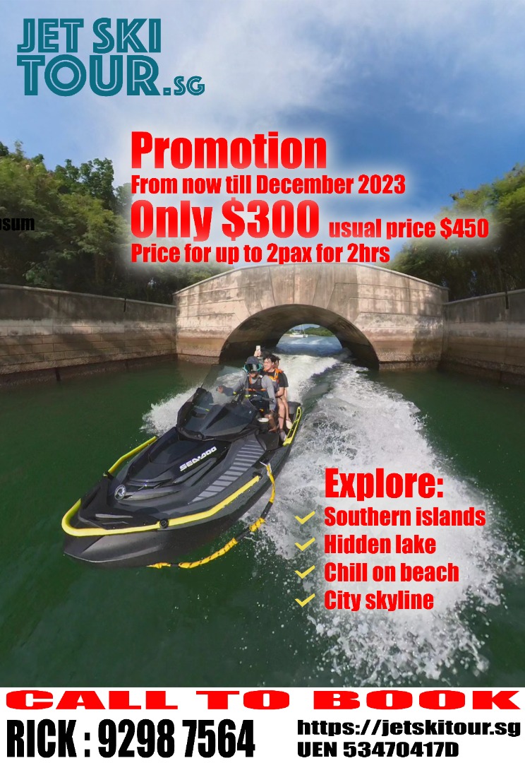 Promotion: Jet Ski Tour for 2 Hours, Tickets & Vouchers, Local ...