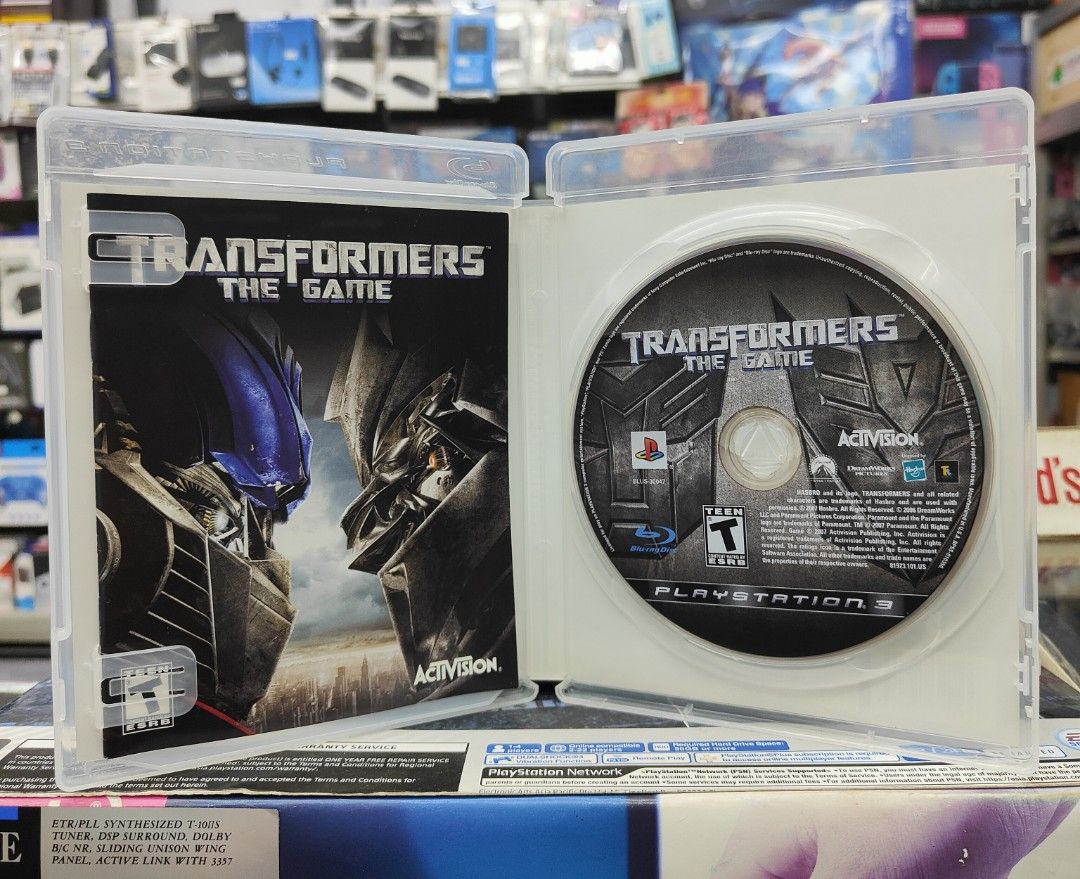 PS3 Transformers The Game R1, Video Gaming, Video Games, PlayStation on ...