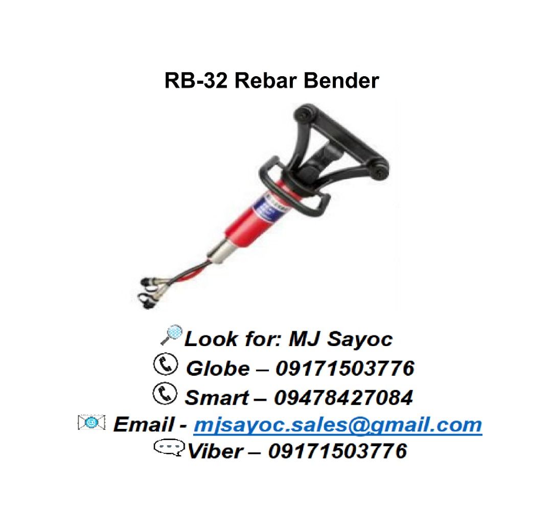 RB-32 Rebar Bender, Commercial & Industrial, Construction Tools ...