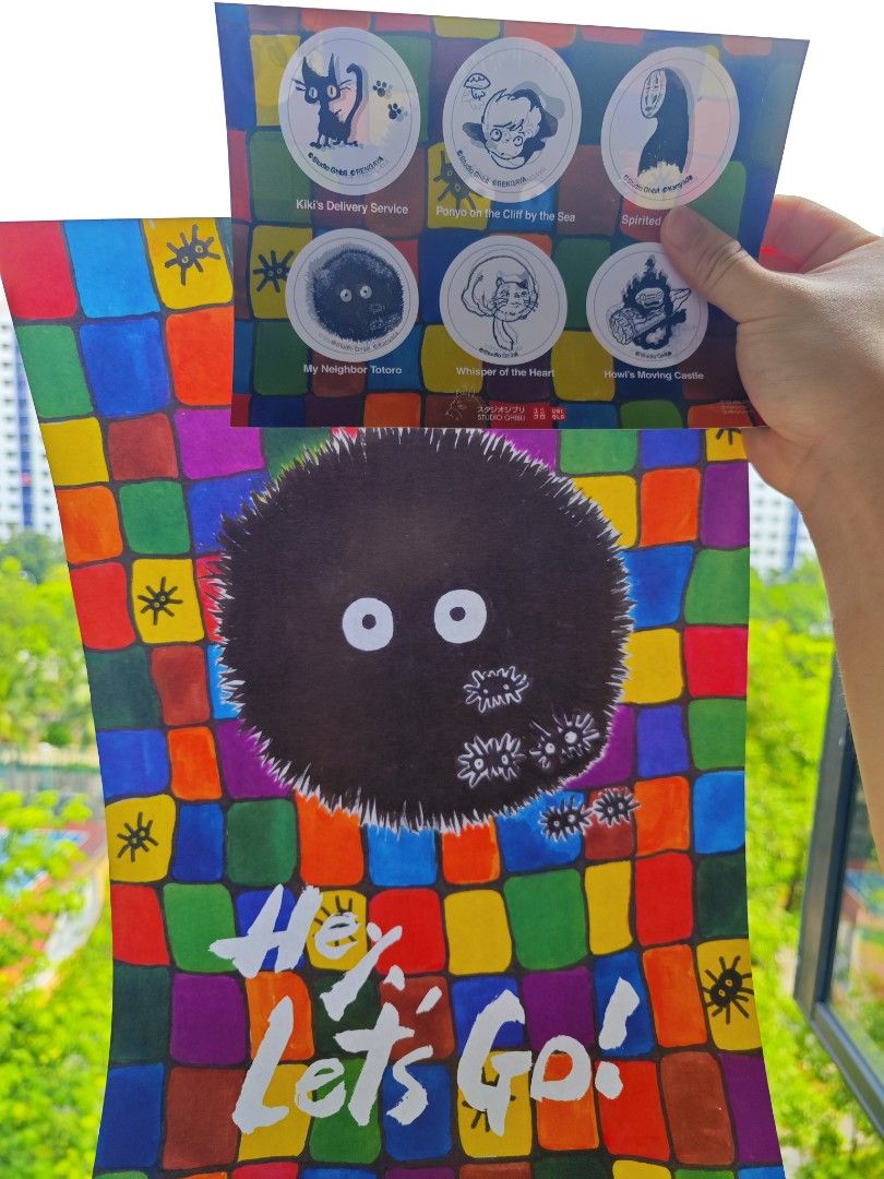 Renowned Studio Ghibli Limited Edition Poster + STAMP RALLY CARD ...