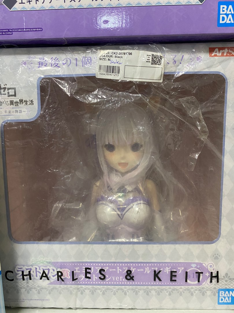 Rezero Emilia art scale last prize kuji figurine, Hobbies & Toys, Toys ...