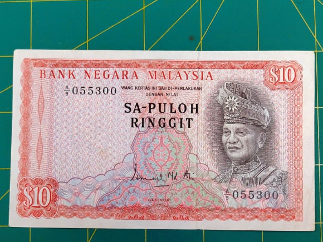 Rm10 sapuloh, 1st series rm10 duit lama malaysia, Hobbies & Toys ...