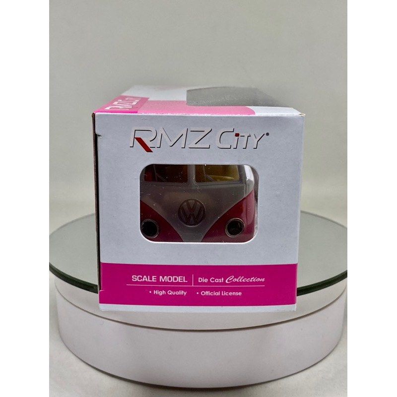 RMZ City VOLKSWAGEN T1 TRANSPORTER Pink Edition Van Bus Delivery Pickup ...
