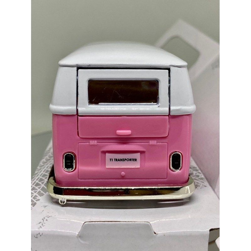 RMZ City VOLKSWAGEN T1 TRANSPORTER Pink Edition Van Bus Delivery Pickup ...