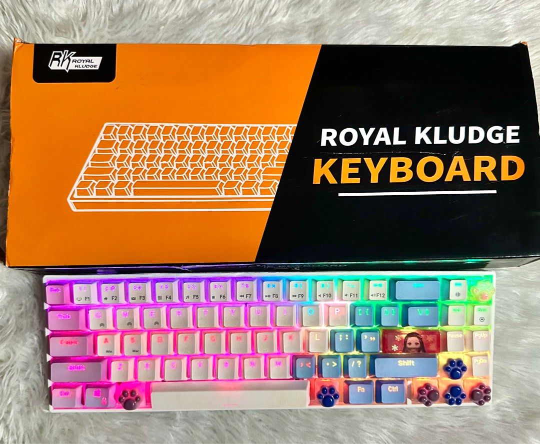 Royal Kludge RK71 RGB Wireless Mechanical Keyboard, Computers & Tech ...