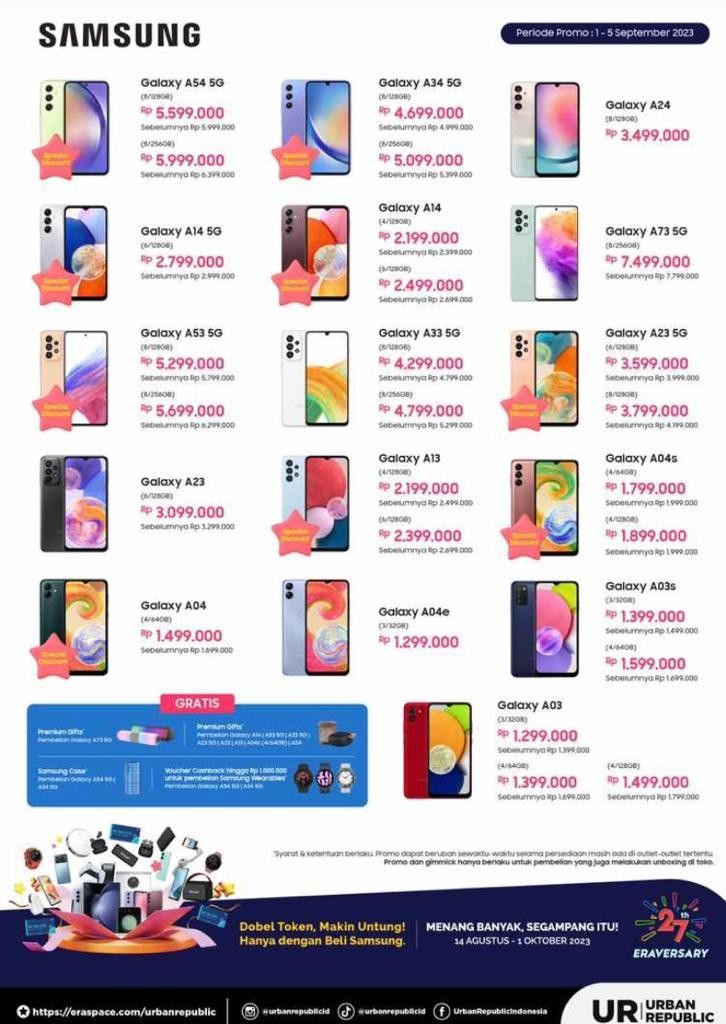 Samsung Galaxy A54 5G Bisa Dicicil Pake KTP Promo Bunga 0%, Telepon ...