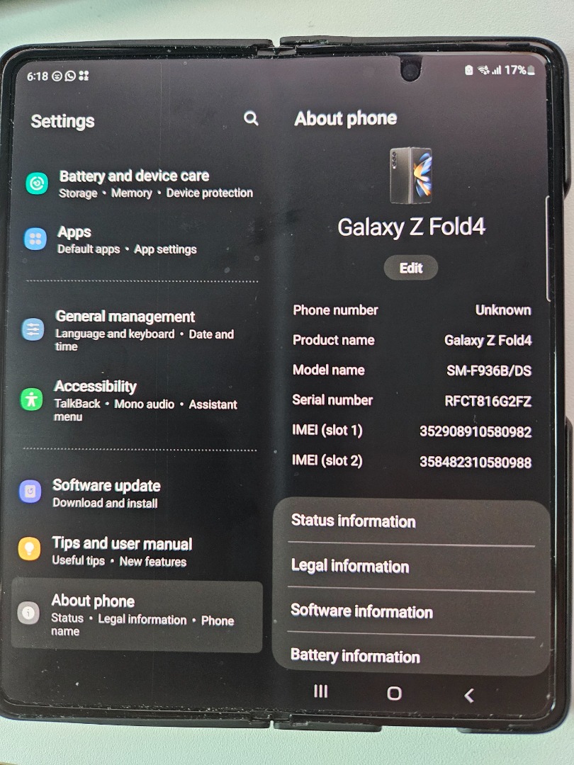 Samsung Galaxy Z Fold 4 - 512 GB, Mobile Phones & Gadgets, Mobile Phones, Android Phones ...