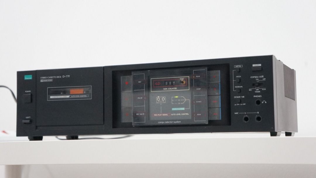 Sansui D-77F Vintage Single Stereo Cassette Deck, Audio, Other Audio ...