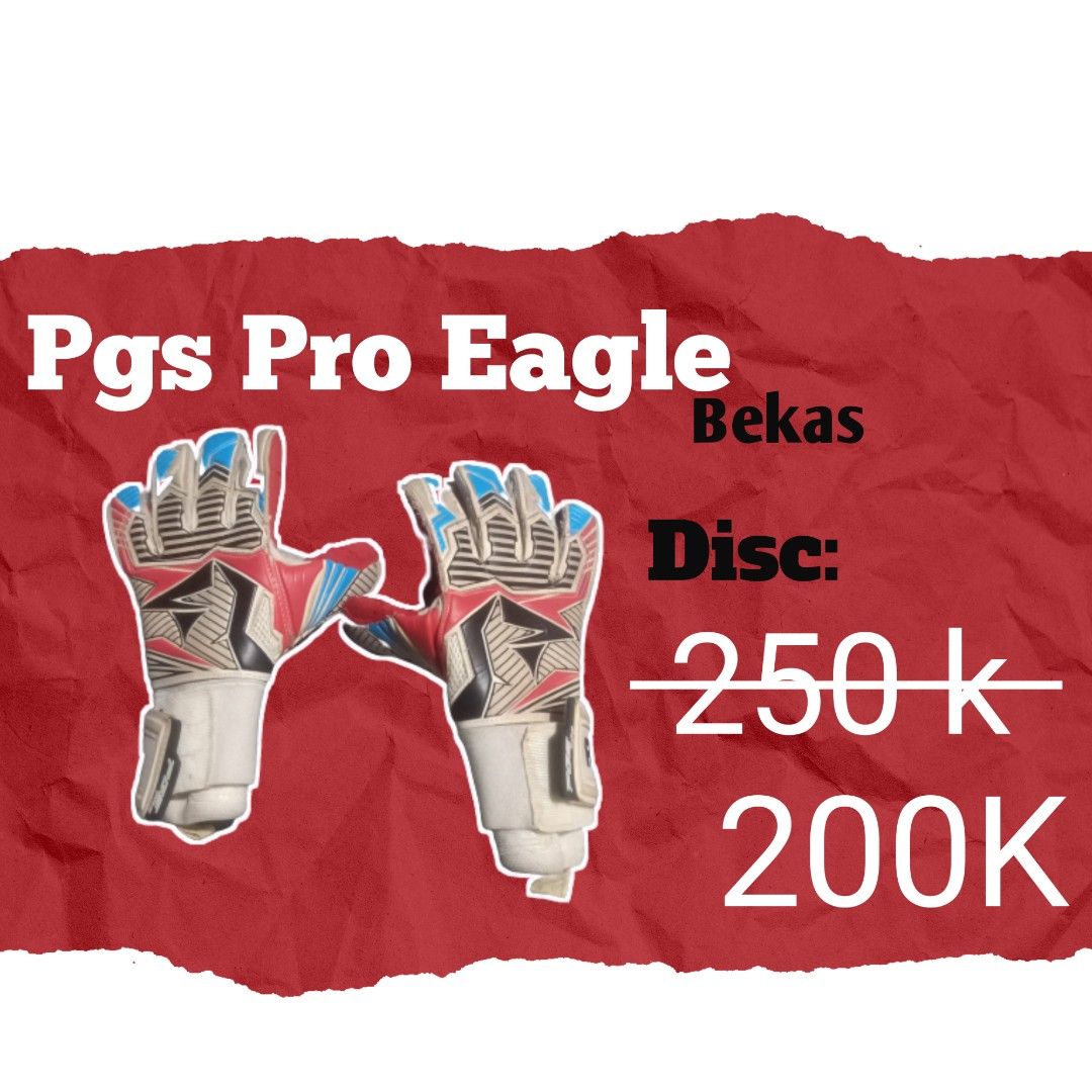 Sarung Tangan Kiper PGS Pro Eagle-BEKAS on Carousell