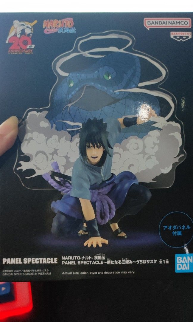 Sasuke Uchiha Panel Spectacle BIB, Hobbies & Toys, Toys & Games on ...