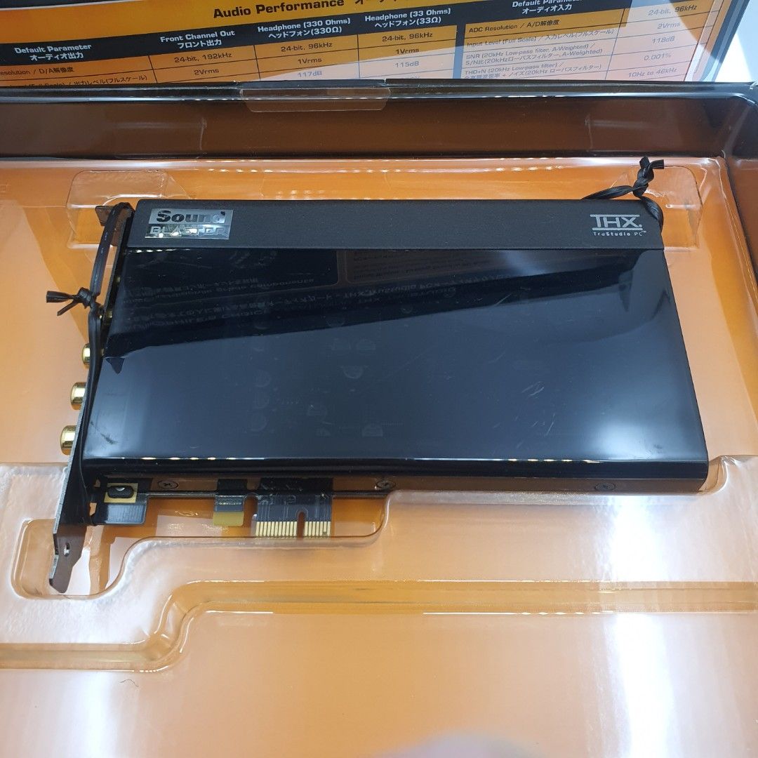 2012 九成新 Creative Sound Blaster X-Fi Titanium HD Full BOX 音效咭 收藏品, 電腦 ...