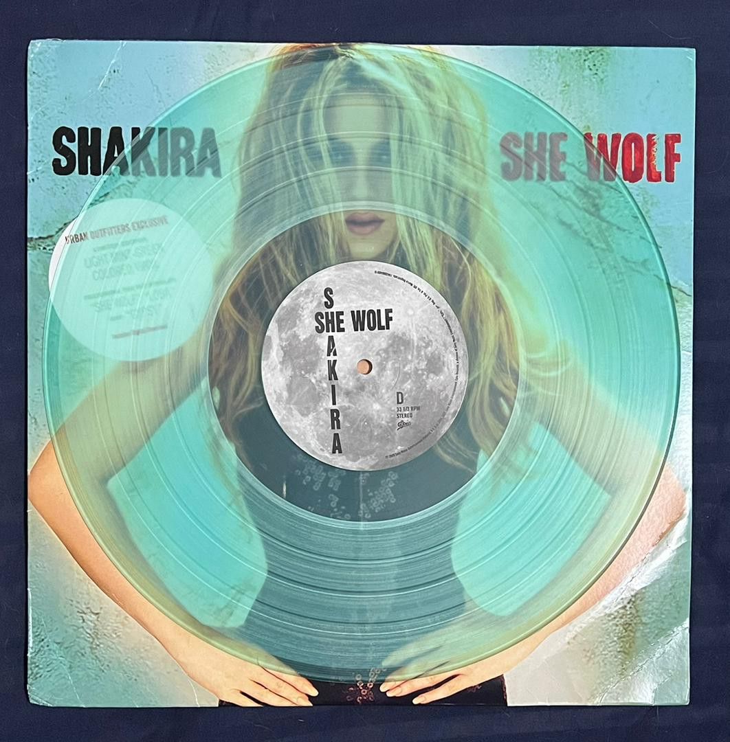 Shakira She Wolf LP, Hobbies & Toys, Music & Media, CDs & DVDs on Carousell