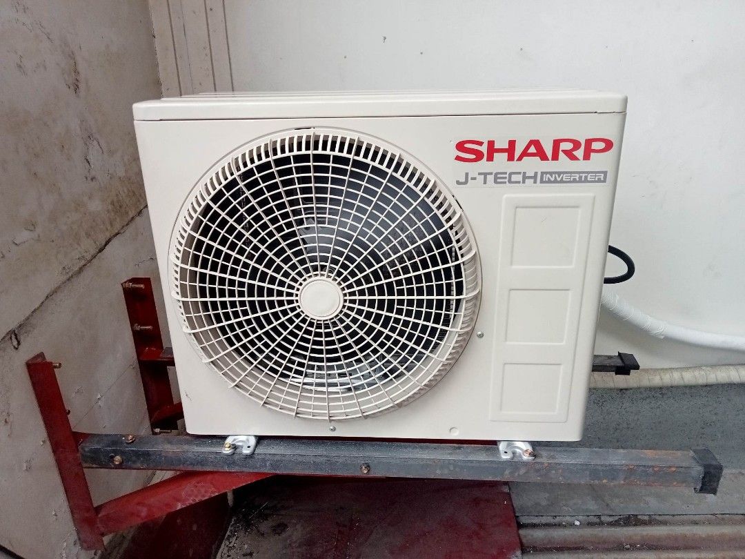 sharp j tech split type inverter Aircon with free installation, TV ...