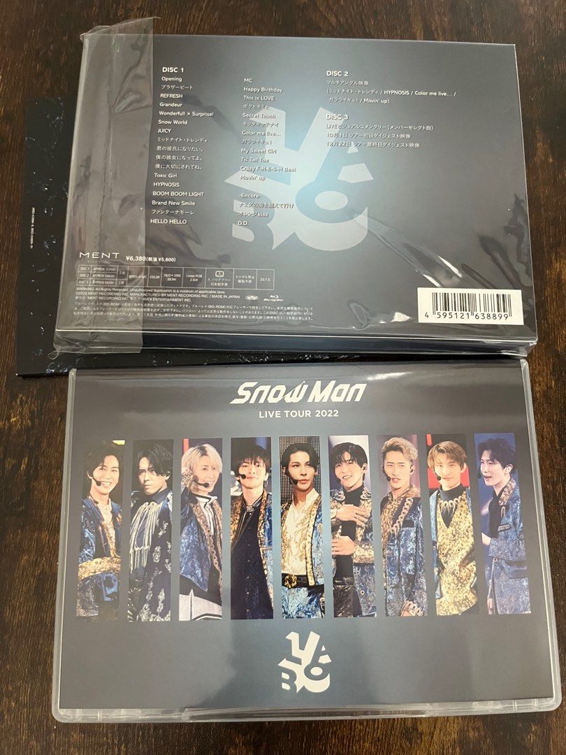 Snowman Live Tour Labo 初回+通常盤, 興趣及遊戲, 收藏品及紀念品, 日本明星 - Carousell