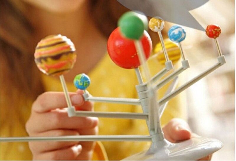 Solar System Model Children's Science Nine Planets Celestial Orbiter ...