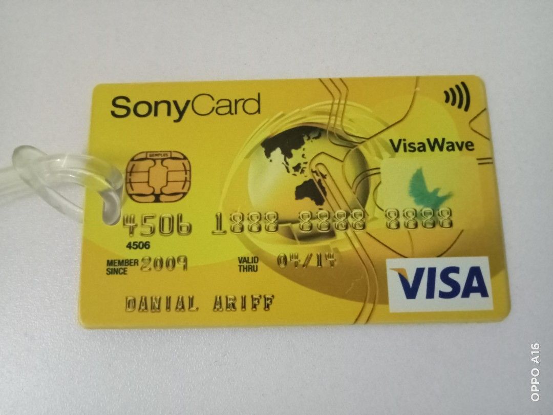 Sony Card VISA Luggage Tag, Hobbies & Toys, Collectibles & Memorabilia, Vintage Collectibles on ...