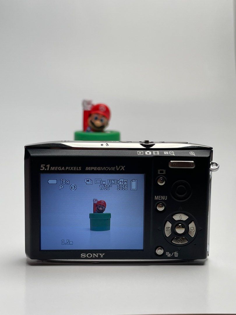 Sony Cybershot DSC-T5 Y2K Digicam CCD Digital Camera, Photography, Cameras on Carousell