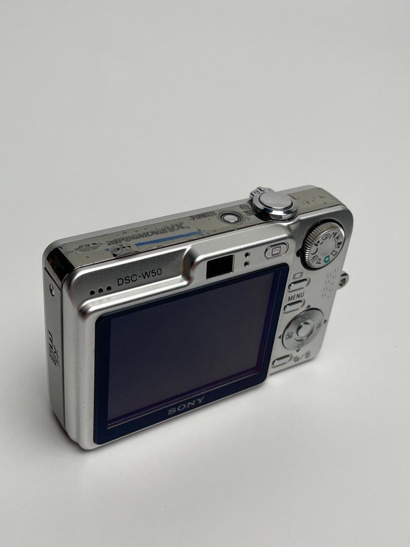 Sony Cybershot DSC-W50 Y2K Digicam CCD Digital Camera, Photography, Cameras on Carousell