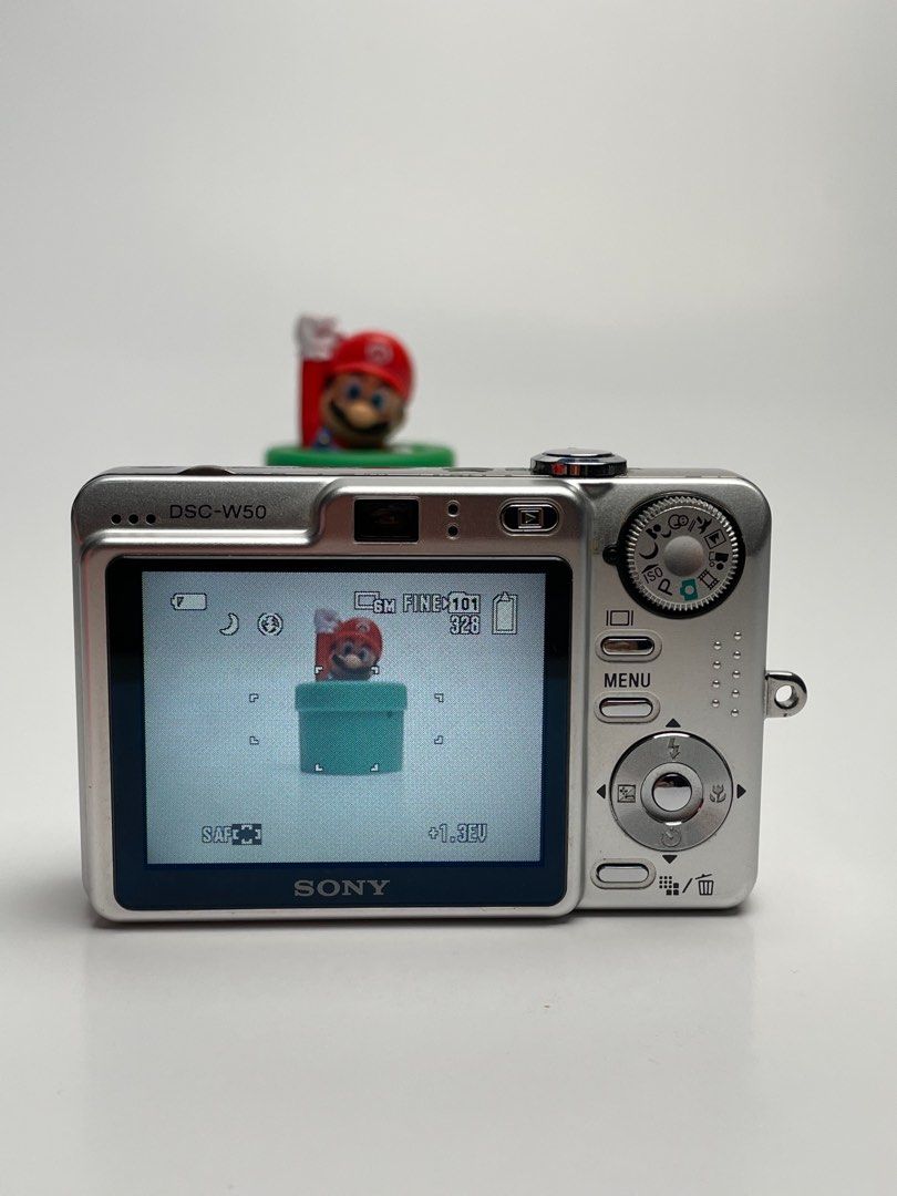 Sony Cybershot DSC-W50 Y2K Digicam CCD Digital Camera, Photography, Cameras on Carousell