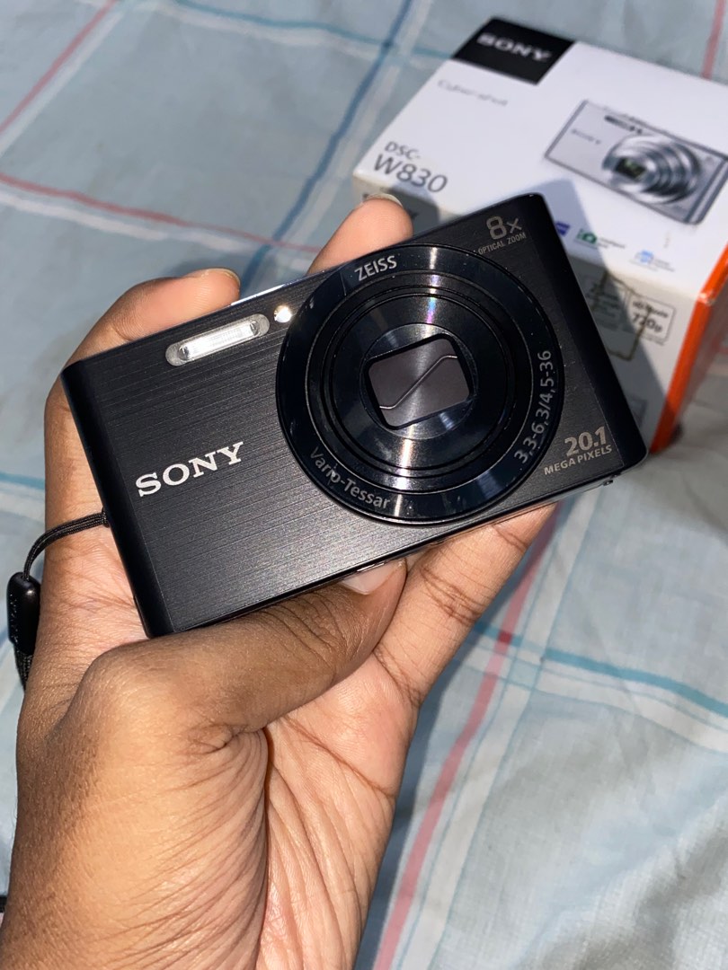 Sony DSC W830 ( Black ), Photography, Cameras on Carousell