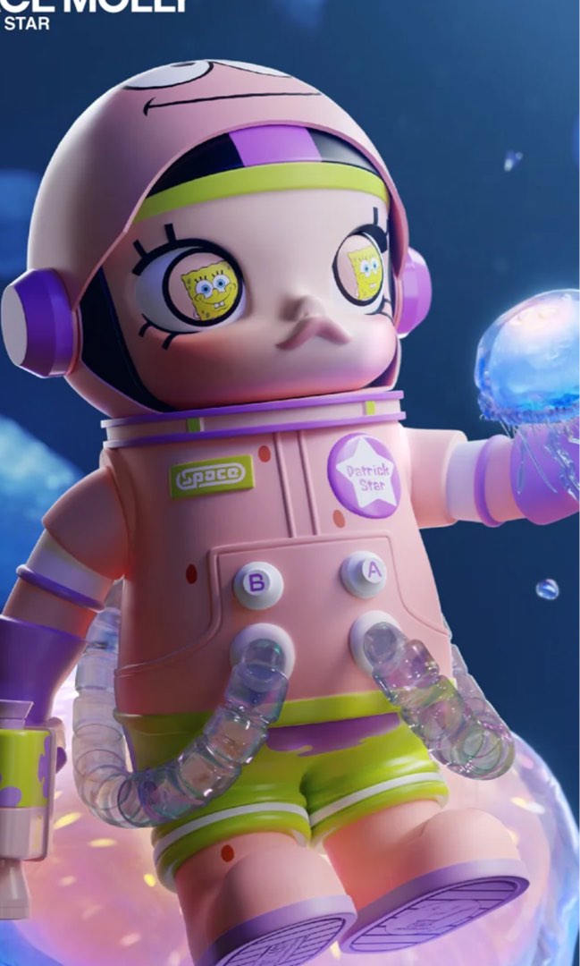 space Molly series 2 Patrick star, Hobbies & Toys, Toys & Games on Carousell