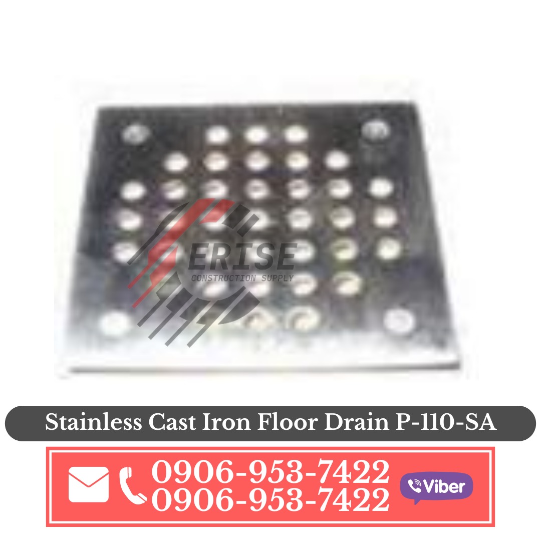 Stainless Cast Iron Floor Drain P-110-SA, Commercial & Industrial ...