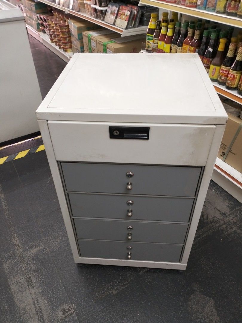 Metal powder Coated Drawer Cabinet, Furniture & Home Living, Furniture ...