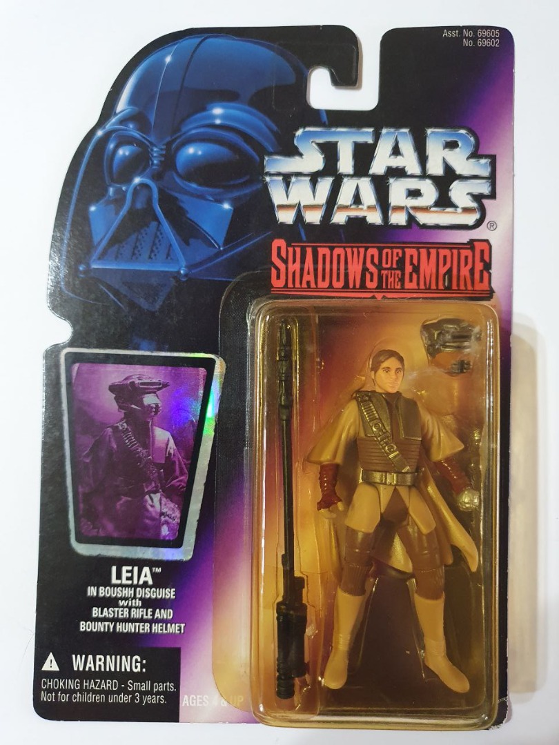 Star Wars, Shadows of the Empire, Leia in boushh disguise with blaster ...