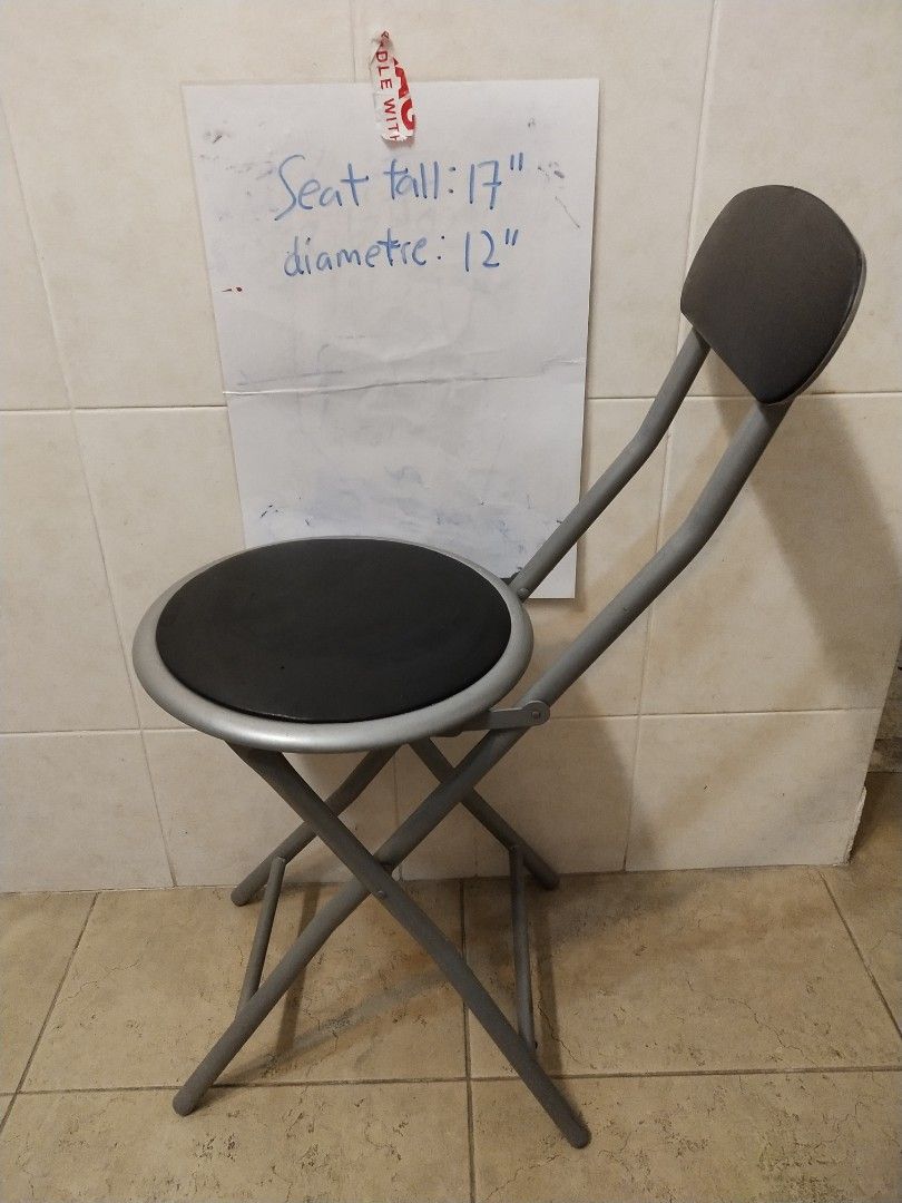 Steel Foldable chair, kerusi dapat/ boleh lipat berlipat besi camping ...