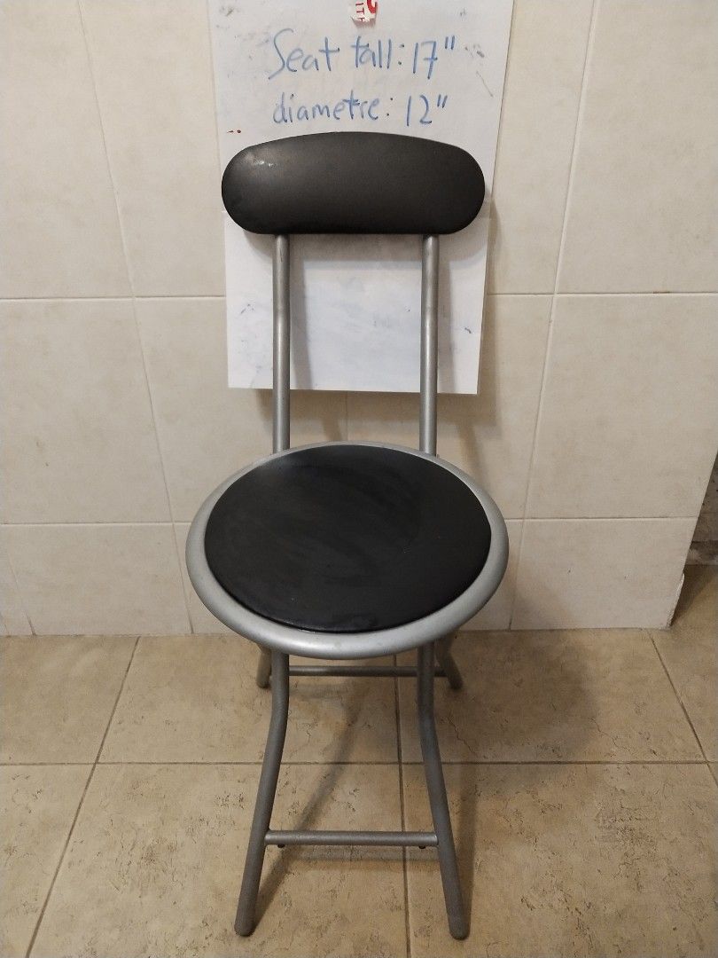 Steel Foldable chair, kerusi dapat/ boleh lipat berlipat besi camping ...