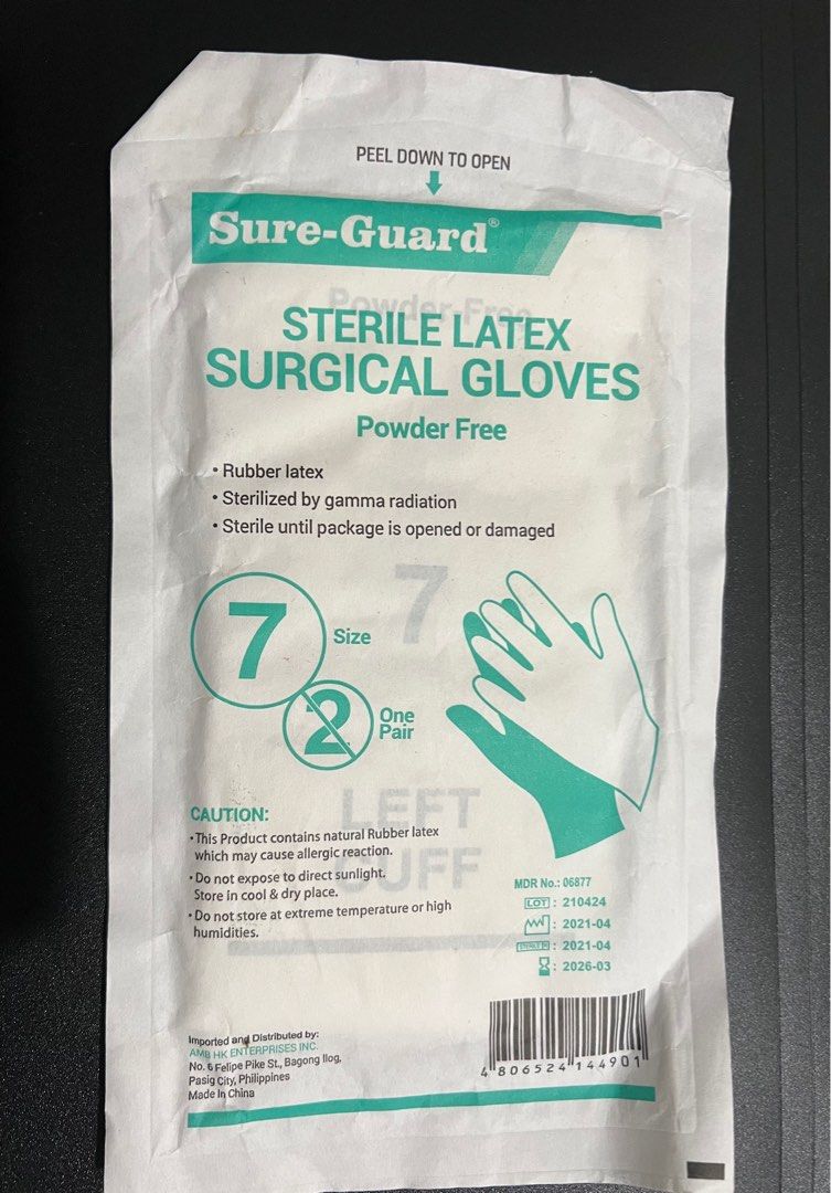 Sterile surgical gloves, Women's Fashion, Watches & Accessories, Gloves ...