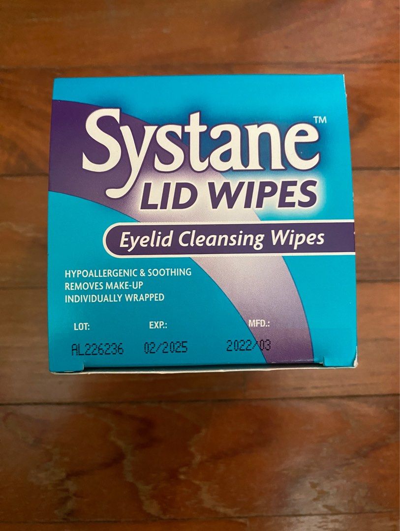 Systane lid wipes, Health & Nutrition, Medical Supplies & Tools on ...