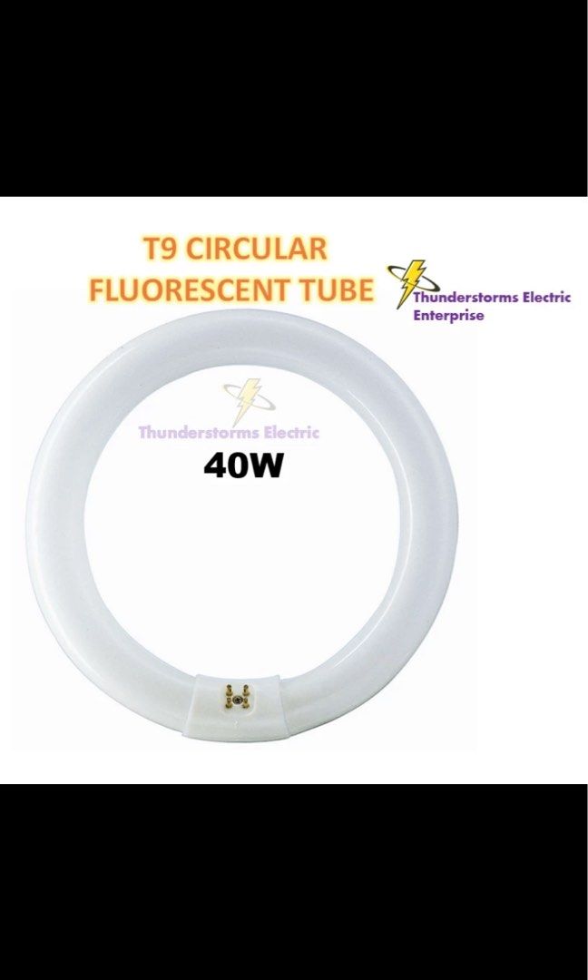 T9 Circular Fluorescents Tube 40w Round Ring Light Daylight White, Furniture & Home Living ...