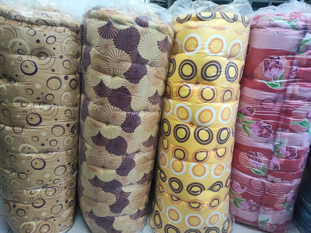 Tilam bercorak mix kekabu, Furniture & Home Living, Furniture, Bed ...