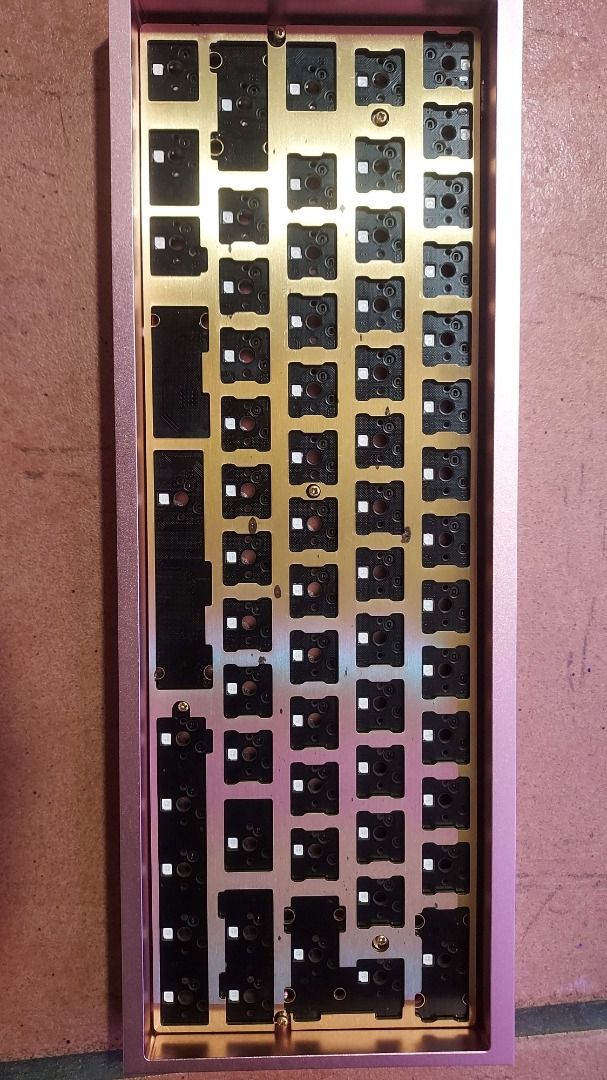 Custom keyboard TOFU 60% rose gold (DZ60RGB v2) , Computers & Tech ...