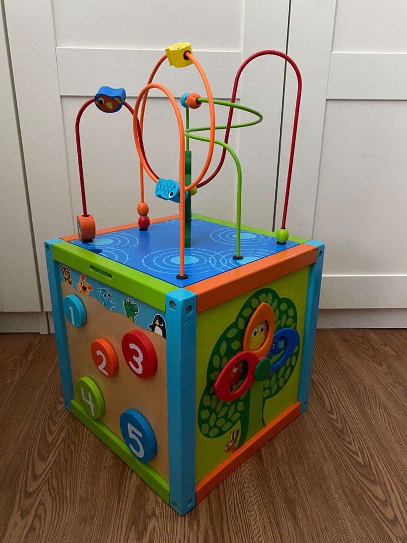 ToysRus wooden giant activity box, Babies & Kids, Infant Playtime on ...