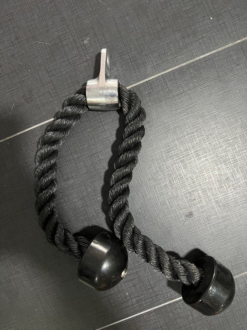 Tricep Pull Down Rope, Sports Equipment, Exercise & Fitness, Toning ...