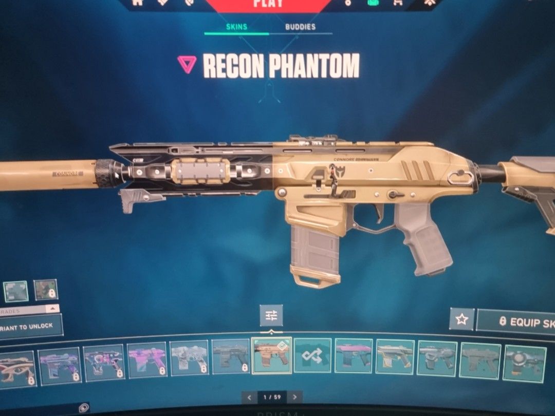 Valorant acc with recon and protocol phantom, Video Gaming, Video Games ...