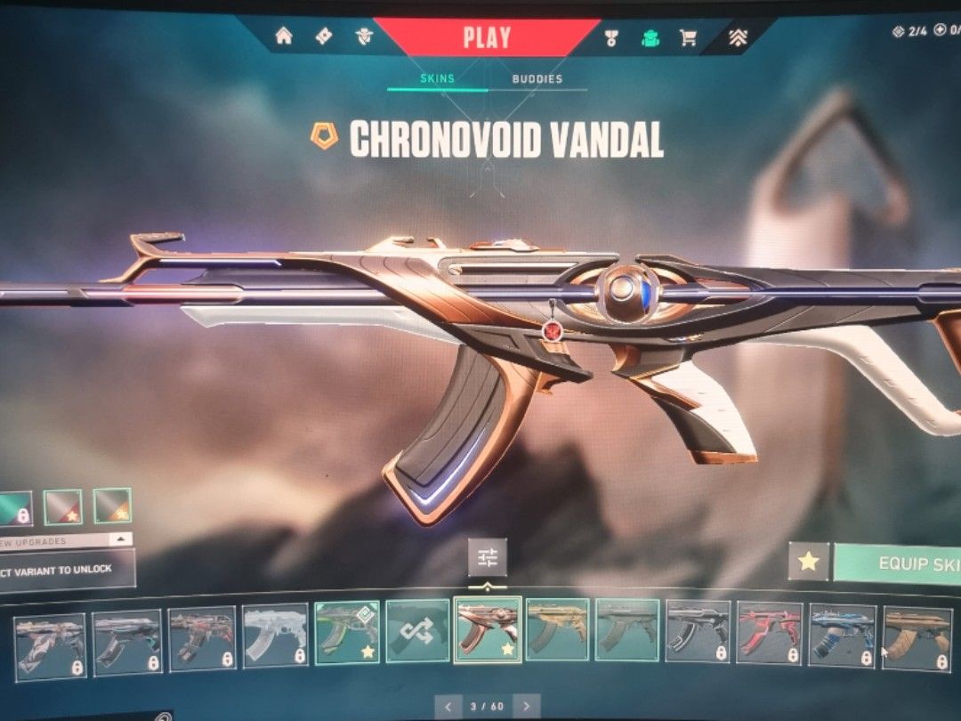 Valorant account with Rgx vandal skin, Video Gaming, Gaming Accessories ...