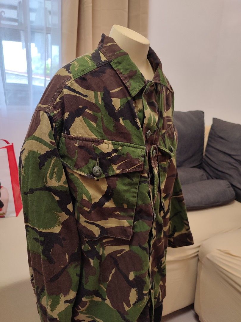 vintage British military dpm combat LS, Men's Fashion, Coats, Jackets ...
