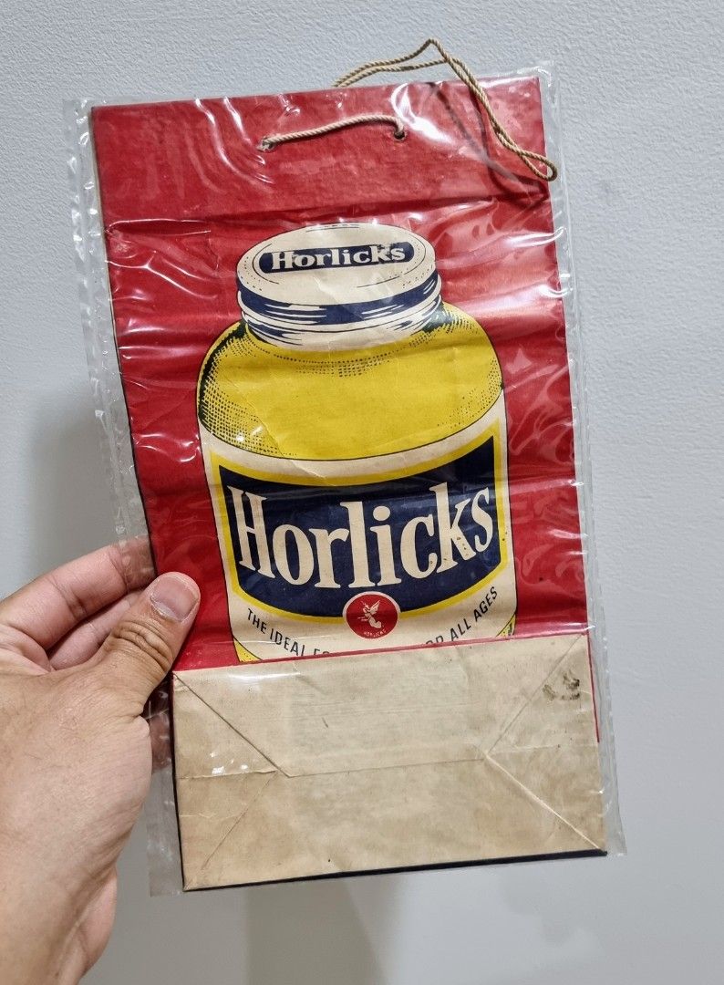 Vintage Horlicks Paper Bag, Hobbies & Toys, Memorabilia & Collectibles ...
