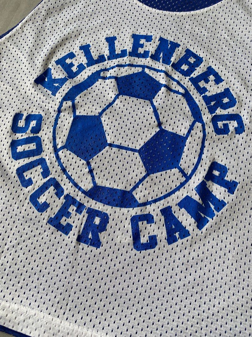 Vintage Kellenberg Reversible Football Soccer Jersey on Carousell