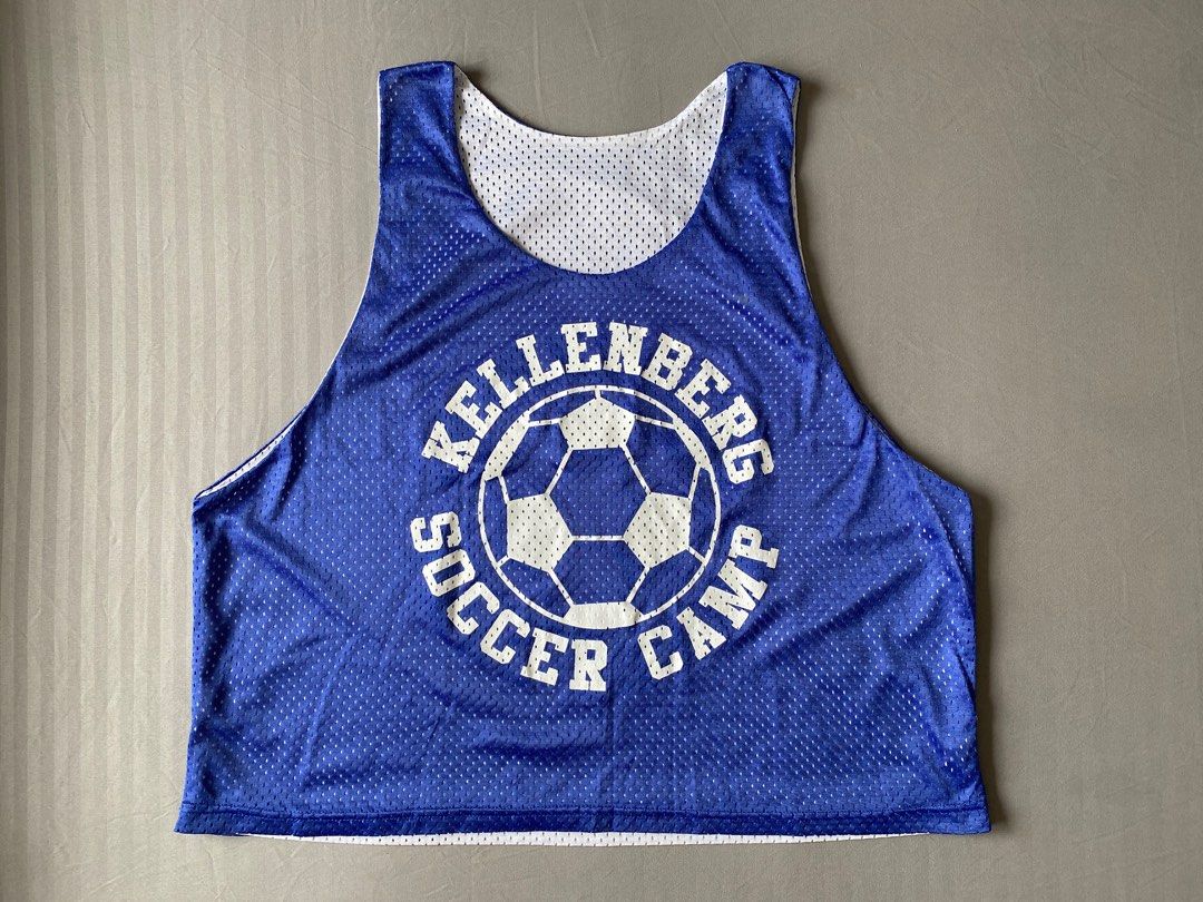 Vintage Kellenberg Reversible Football Soccer Jersey on Carousell
