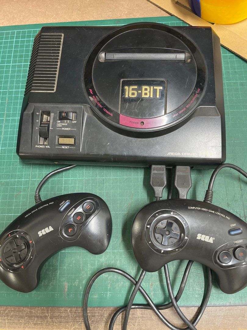 Vintage Mega Drive Sega 16 bit, Video Gaming, Video Game Consoles ...