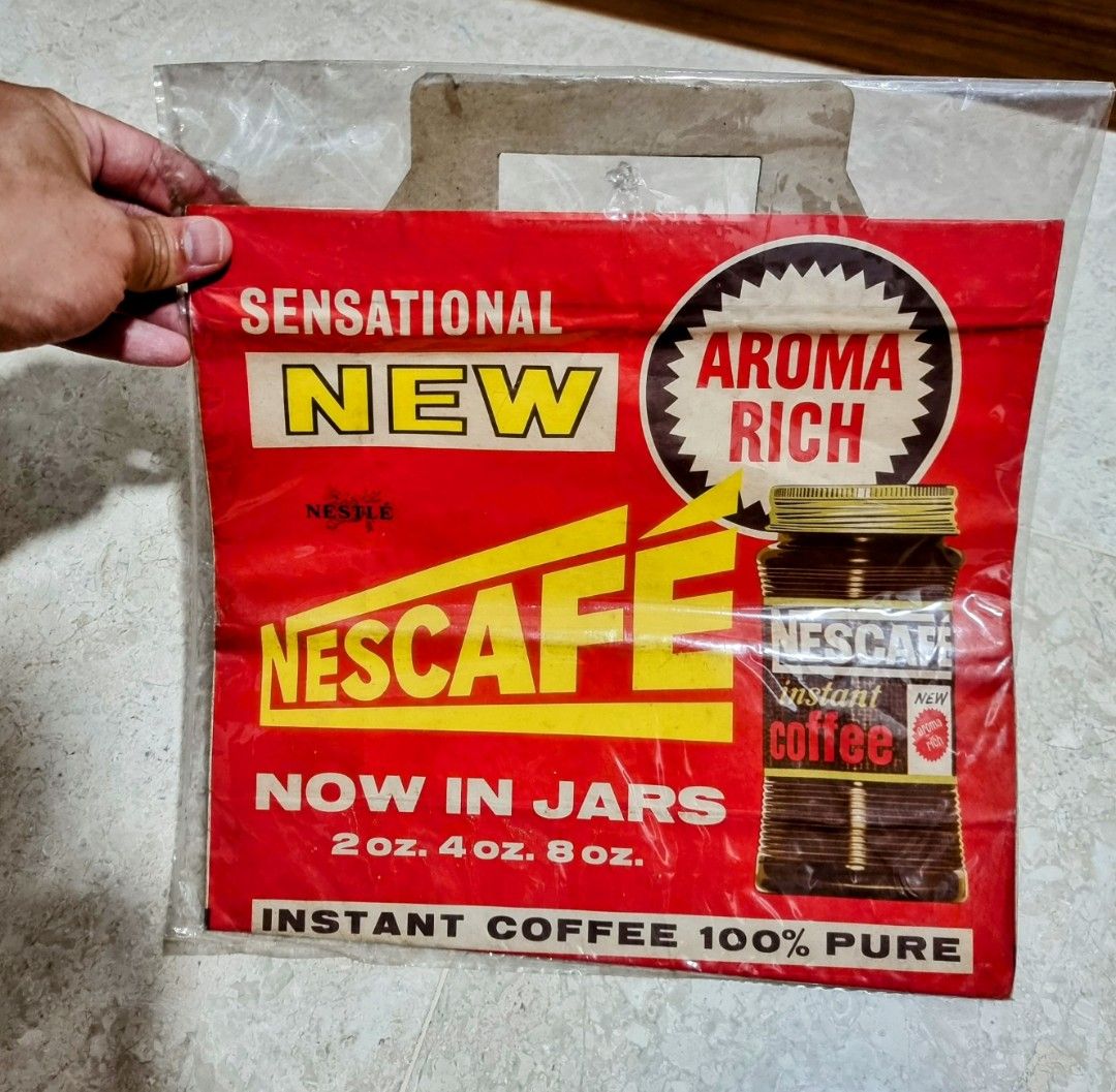 Vintage Nescafe Coffee paper bag, Hobbies & Toys, Memorabilia ...