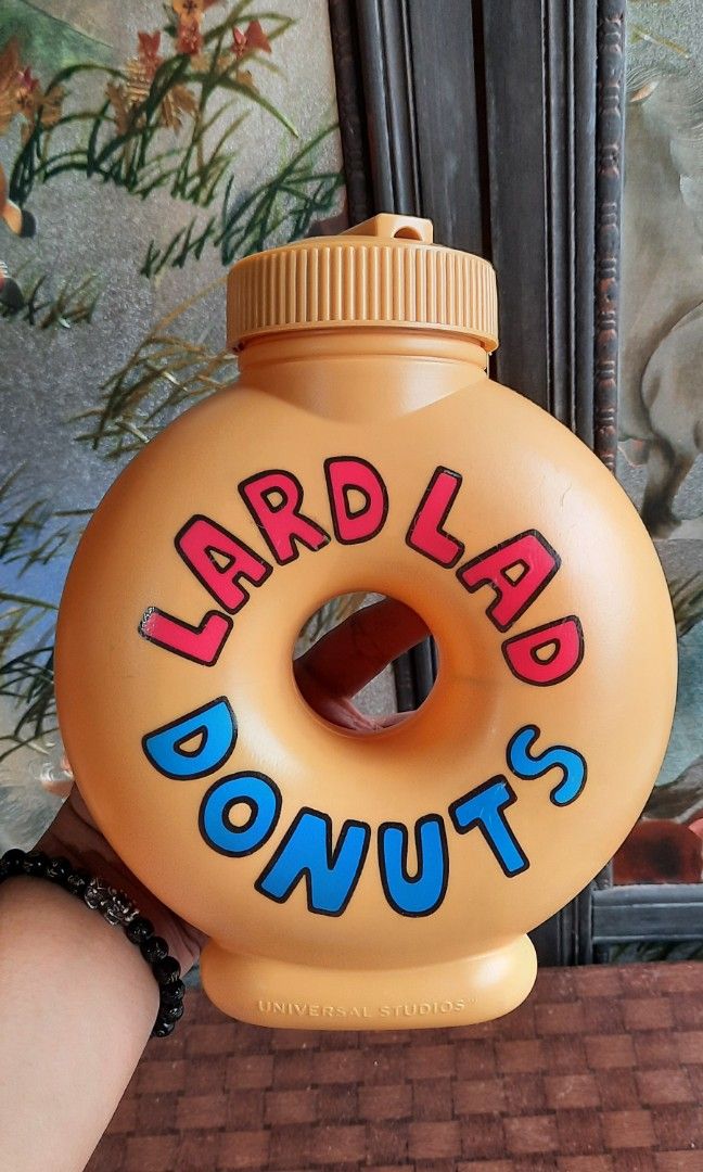 Vintage Simpsons Lard Lad Donuts Tumbler, Hobbies & Toys, Memorabilia ...